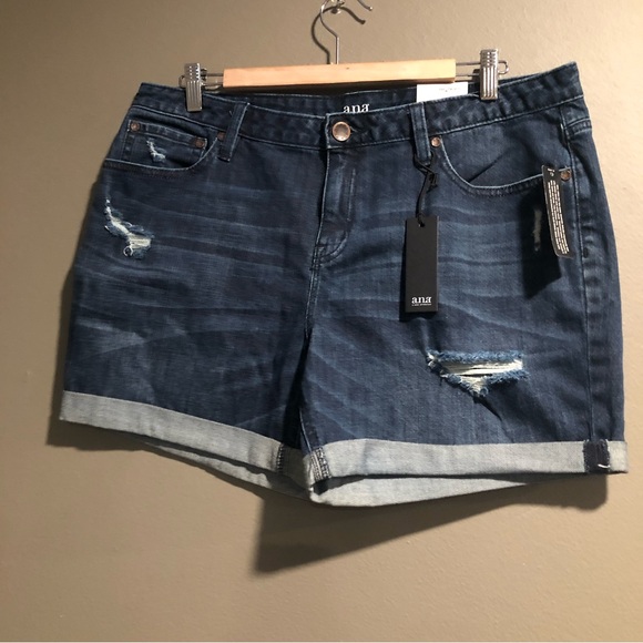 a.n.a | Shorts | Ana Distressed High Rise Shorts Size 312 | Poshmark